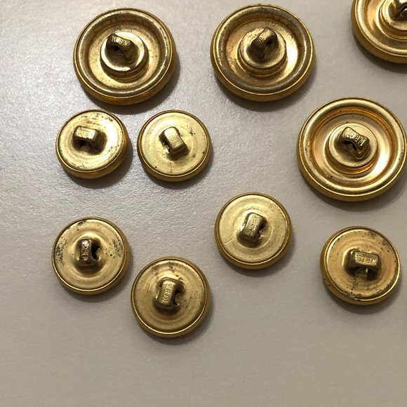 Other | Us Army Asu Mens Dress Uniform Bright Buttons 8 Large 9 Small ...